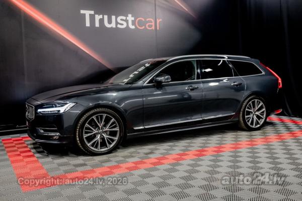 Grey Volvo V90 2018 in Parnu, with an engine capacity of 2.00 L and mileage of 184 thousand km for 18900 €, photo 5 on AUTOMOTO.COM.LV
