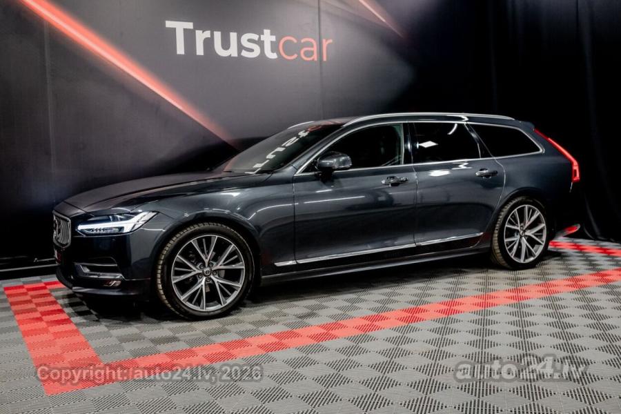 Pelēks Volvo V90 2018 Pērnava, ar dzinēja tilpumu 2.00 L un nobraukumu 184 tūkst. km par 18900 €, foto 5 vietnē AUTOMOTO.COM.LV