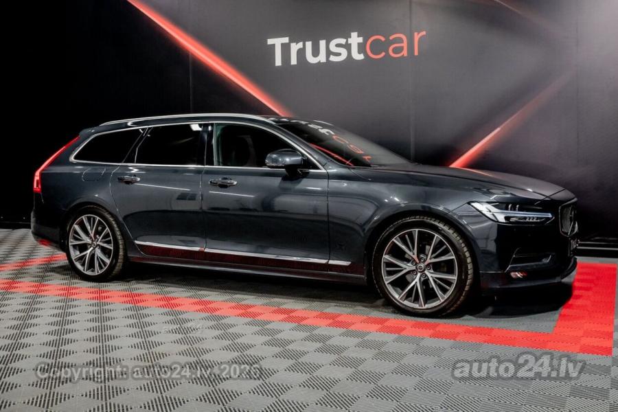 Pelēks Volvo V90 2018 Pērnava, ar dzinēja tilpumu 2.00 L un nobraukumu 184 tūkst. km par 18900 €, foto 10 vietnē AUTOMOTO.COM.LV