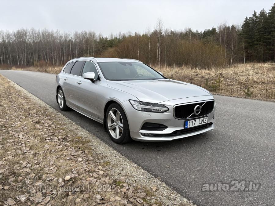Grey Volvo V90 2018 in Tallinn, with an engine capacity of 2.00 L and mileage of 205 thousand km for 21900 €, photo 1 on AUTOMOTO.COM.LV