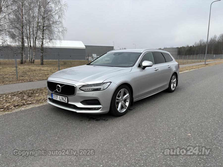 Grey Volvo V90 2018 in Tallinn, with an engine capacity of 2.00 L and mileage of 205 thousand km for 21900 €, photo 4 on AUTOMOTO.COM.LV