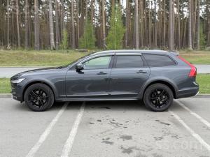 Grey Volvo V90 2018 in Riga, with an engine capacity of 2.00 L and mileage of 151 thousand km for 24750 €, photo 6 on AUTOMOTO.COM.LV