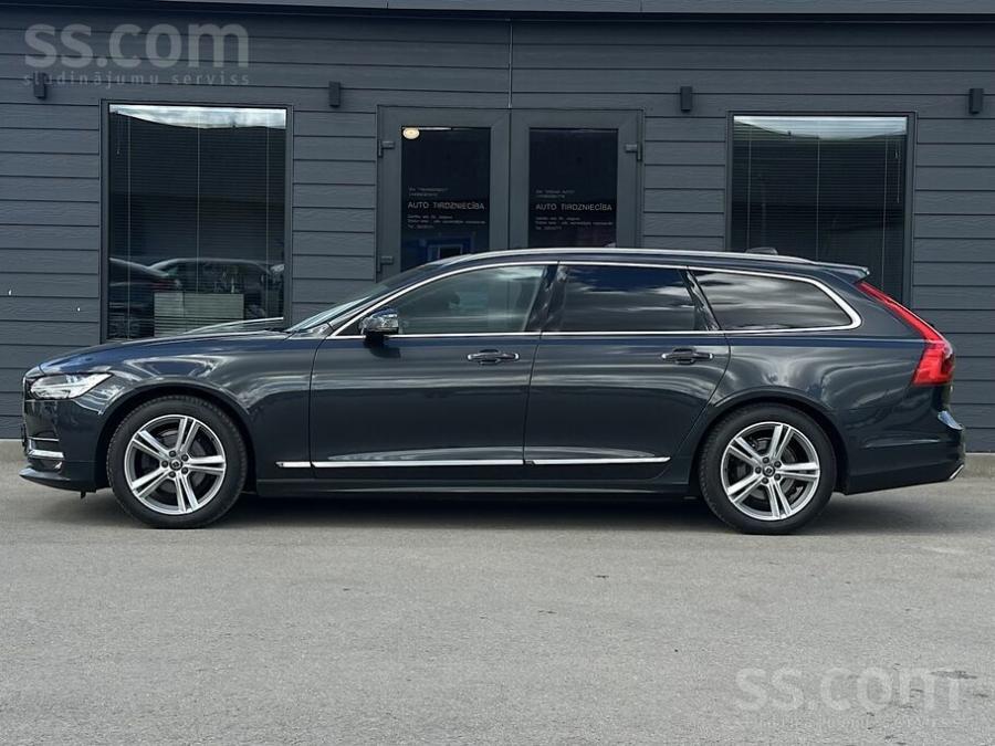 Pelēks Volvo V90 2018 Jelgava, ar dzinēja tilpumu 2.00 L un nobraukumu 220 tūkst. km par 18300 €, foto 6 vietnē AUTOMOTO.COM.LV