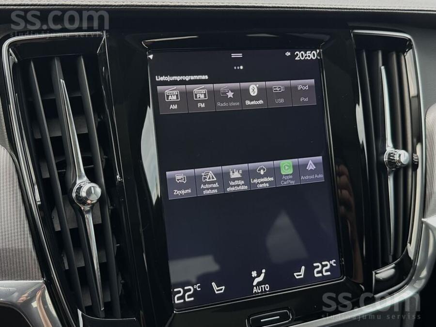 Pelēks Volvo V90 2018 Jelgava, ar dzinēja tilpumu 2.00 L un nobraukumu 220 tūkst. km par 18300 €, foto 21 vietnē AUTOMOTO.COM.LV