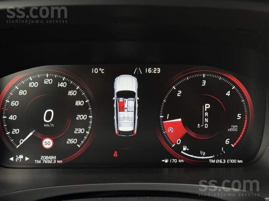 Pelēks Volvo V90 2018 Valmiera, ar dzinēja tilpumu 2.00 L un nobraukumu 208 tūkst. km par 17900 €, foto 11 vietnē AUTOMOTO.COM.LV