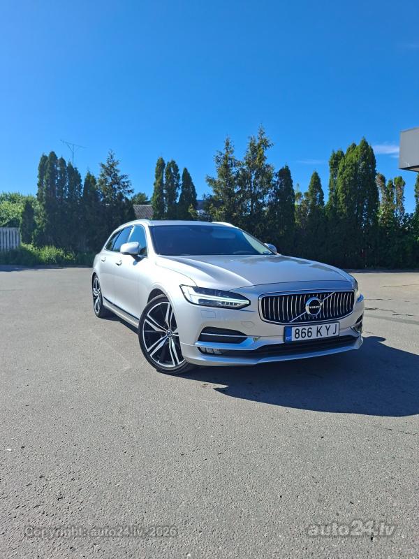 Grey Volvo V90 2018 in Tallinn, with an engine capacity of 2.00 L and mileage of 189 thousand km for 20999 €, photo 1 on AUTOMOTO.COM.LV