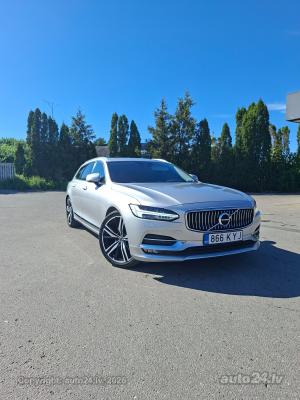 Grey Volvo V90 2018 in Tallinn, with an engine capacity of 2.00 L and mileage of 189 thousand km for 20999 €, photo  on AUTOMOTO.COM.LV