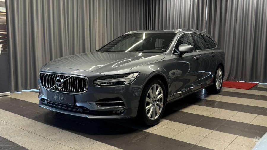 Pelēks Volvo V90 2018 Rīga, ar dzinēja tilpumu 2.00 L un nobraukumu 196 tūkst. km par 16990 €, foto 1 vietnē AUTOMOTO.COM.LV