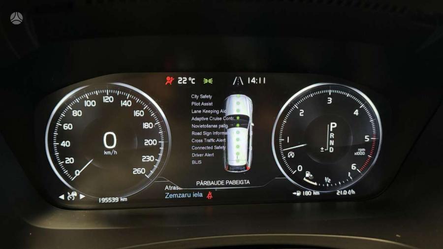 Pelēks Volvo V90 2018 Rīga, ar dzinēja tilpumu 2.00 L un nobraukumu 196 tūkst. km par 16990 €, foto 26 vietnē AUTOMOTO.COM.LV