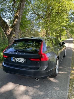 Grey Volvo V90 2018 in Liepaja, with an engine capacity of 2.00 L and mileage of 354 thousand km for 17300 €, photo 4 on AUTOMOTO.COM.LV