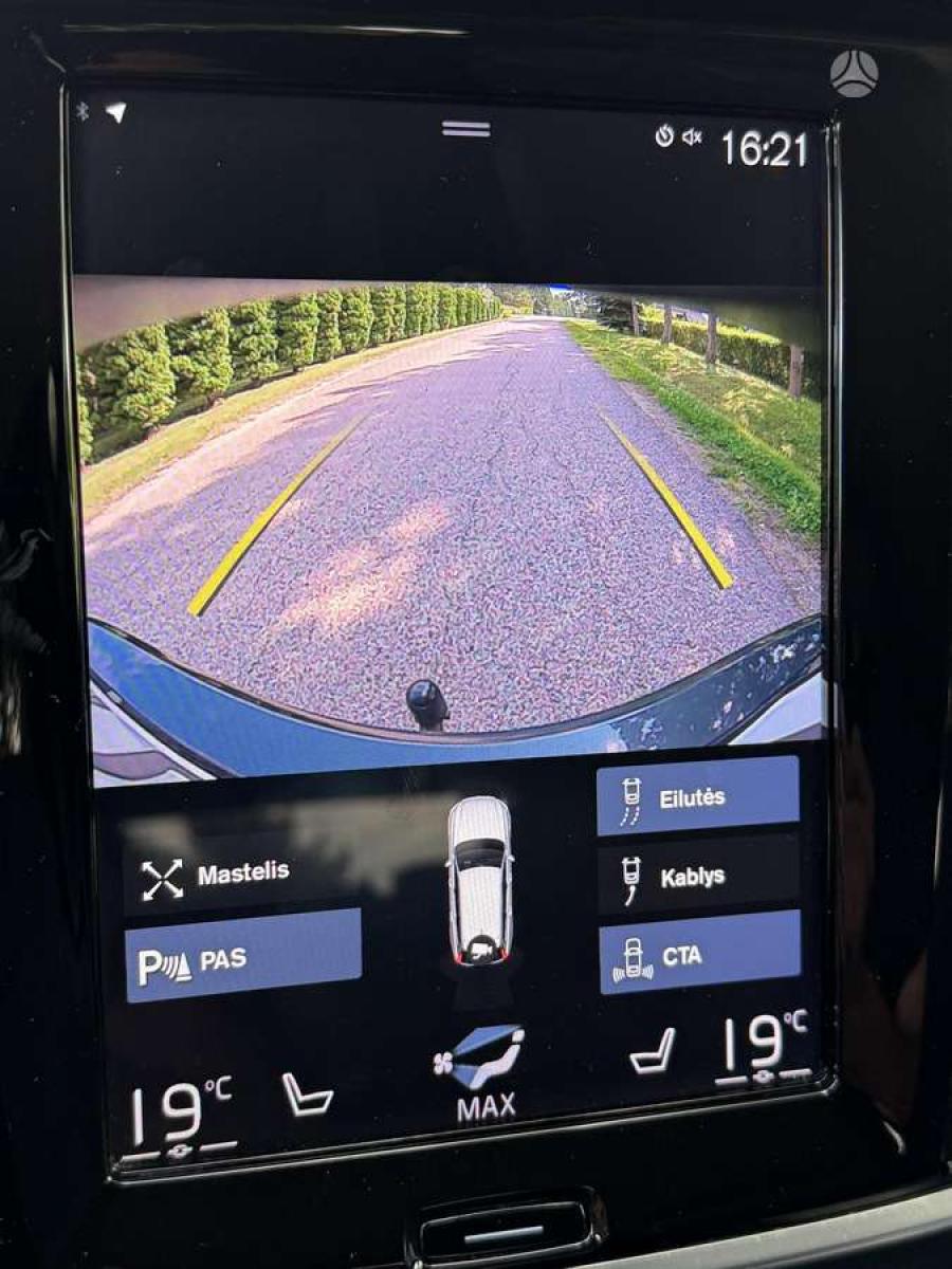 Grey Volvo V90 2018 in Alytus, with an engine capacity of 1.97 L and mileage of 283 thousand km for 16799 €, photo 34 on AUTOMOTO.COM.LV