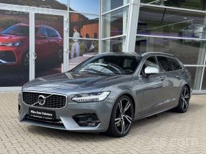 Grey Volvo V90 2018 in Valmiera, with an engine capacity of 2.00 L and mileage of 183 thousand km for 22500 €, photo 4 on AUTOMOTO.COM.LV