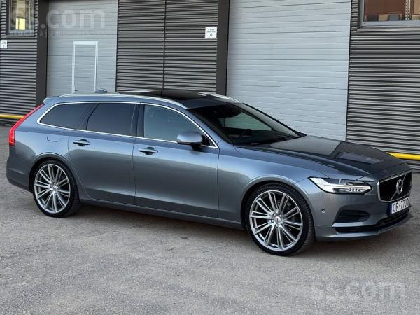 Grey Volvo V90 2018 in Riga, with an engine capacity of 2.00 L and mileage of 235 thousand km for 17200 €, photo 5 on AUTOMOTO.COM.LV