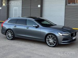 Grey Volvo V90 2018 in Riga, with an engine capacity of 2.00 L and mileage of 235 thousand km for 17200 €, photo 6 on AUTOMOTO.COM.LV