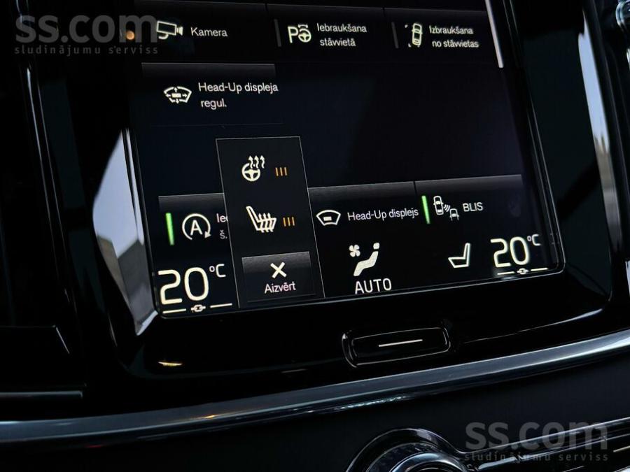 Grey Volvo V90 2018 in Riga, with an engine capacity of 2.00 L and mileage of 235 thousand km for 17200 €, photo 23 on AUTOMOTO.COM.LV