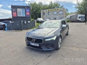 Grey Volvo V90 2018 in Riga, with an engine capacity of 2.00 L and mileage of 352 thousand km for 18490 €, photo  on AUTOMOTO.COM.LV