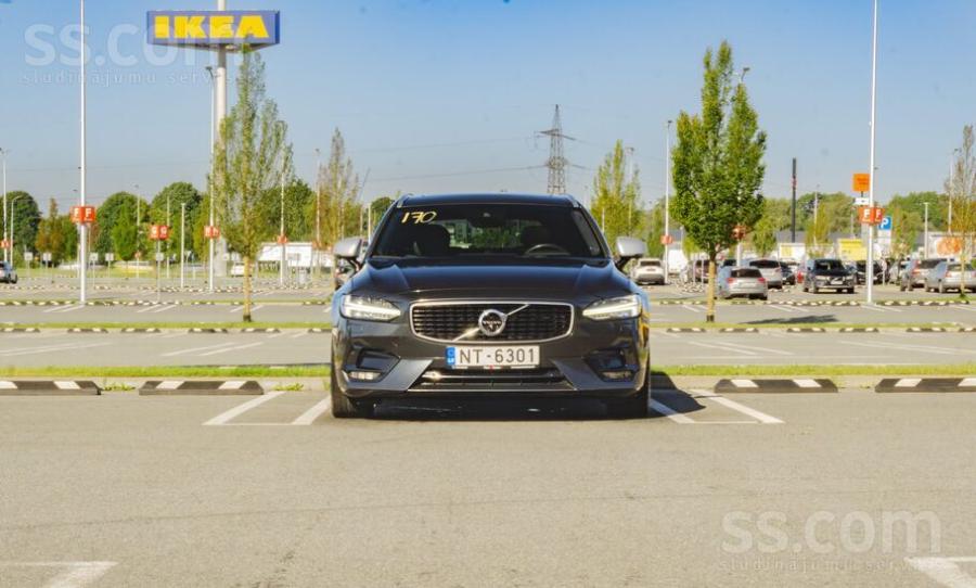 Серый Вольво В90 2018 в Рига, объемом двигателя 2.00 л и пробегом 352 тыс. км за 18490 €, фото 4 на AUTOMOTO.COM.LV