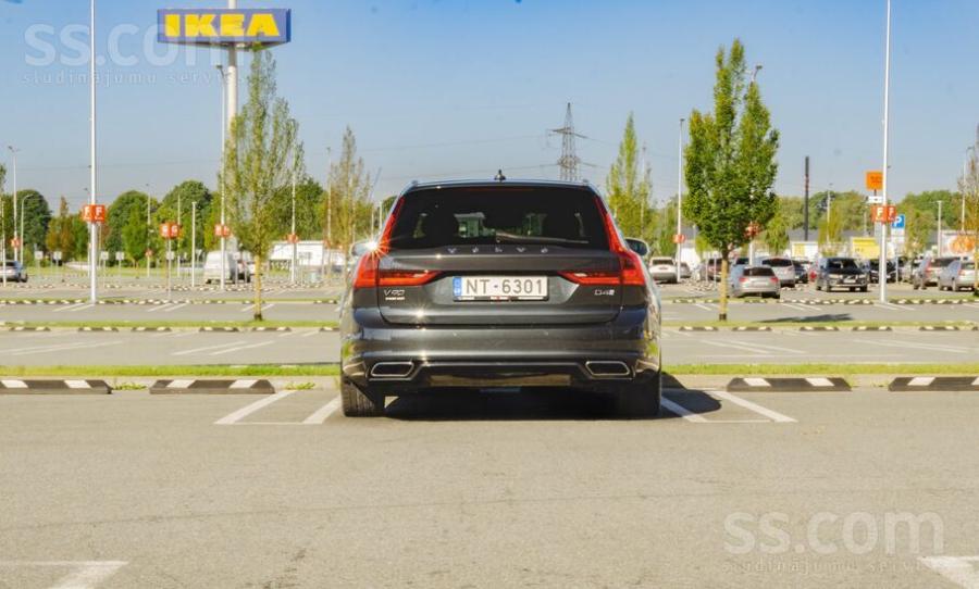 Серый Вольво В90 2018 в Рига, объемом двигателя 2.00 л и пробегом 352 тыс. км за 18490 €, фото 8 на AUTOMOTO.COM.LV