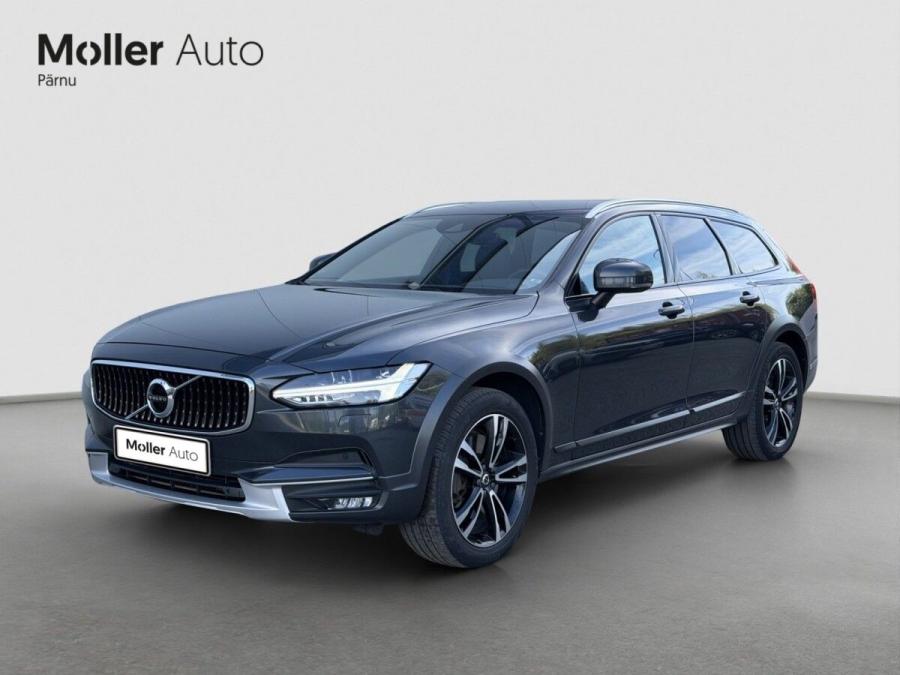 Grey Volvo V90 2018 in Parnu, with an engine capacity of 2.00 L and mileage of 136 thousand km for 21950 €, photo 1 on AUTOMOTO.COM.LV