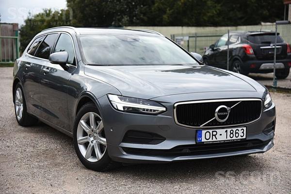 Grey Volvo V90 2018 in Tukums, with an engine capacity of 2.00 L and mileage of 289 thousand km for 13500 €, photo 1 on AUTOMOTO.COM.LV