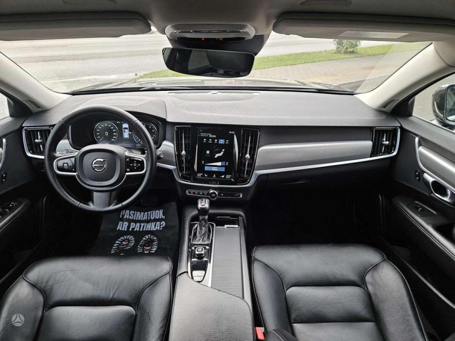 Pelēks Volvo V90 2018 Šauļi, ar dzinēja tilpumu 1.97 L un nobraukumu 249 tūkst. km par 14950 €, foto 13 vietnē AUTOMOTO.COM.LV