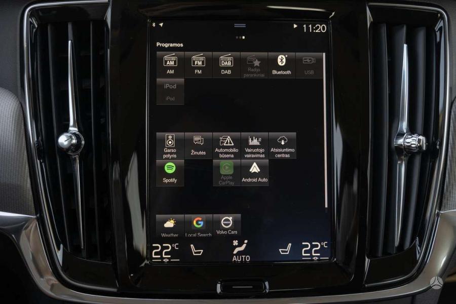 Pelēks Volvo V90 2018 Viļņa, ar dzinēja tilpumu 1.97 L un nobraukumu 216 tūkst. km par 17500 €, foto 31 vietnē AUTOMOTO.COM.LV