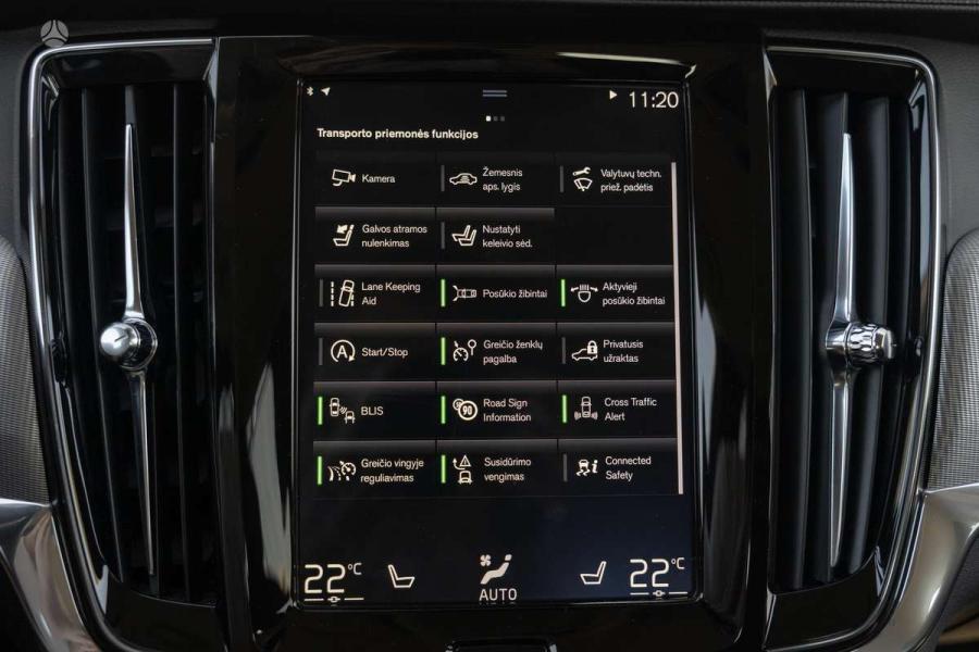 Pelēks Volvo V90 2018 Viļņa, ar dzinēja tilpumu 1.97 L un nobraukumu 216 tūkst. km par 17500 €, foto 32 vietnē AUTOMOTO.COM.LV