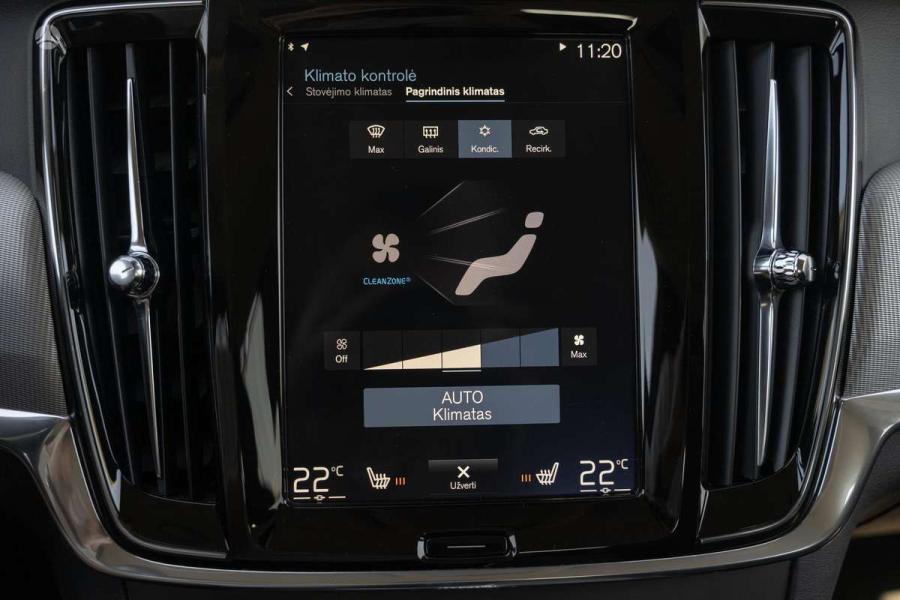 Pelēks Volvo V90 2018 Viļņa, ar dzinēja tilpumu 1.97 L un nobraukumu 216 tūkst. km par 17500 €, foto 37 vietnē AUTOMOTO.COM.LV
