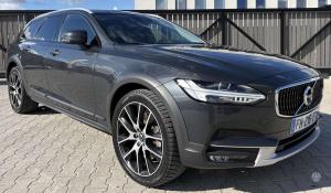Pelēks Volvo V90 2019 Kauņa, ar dzinēja tilpumu 1.97 L un nobraukumu 270 tūkst. km par 18999 €, foto  vietnē AUTOMOTO.COM.LV
