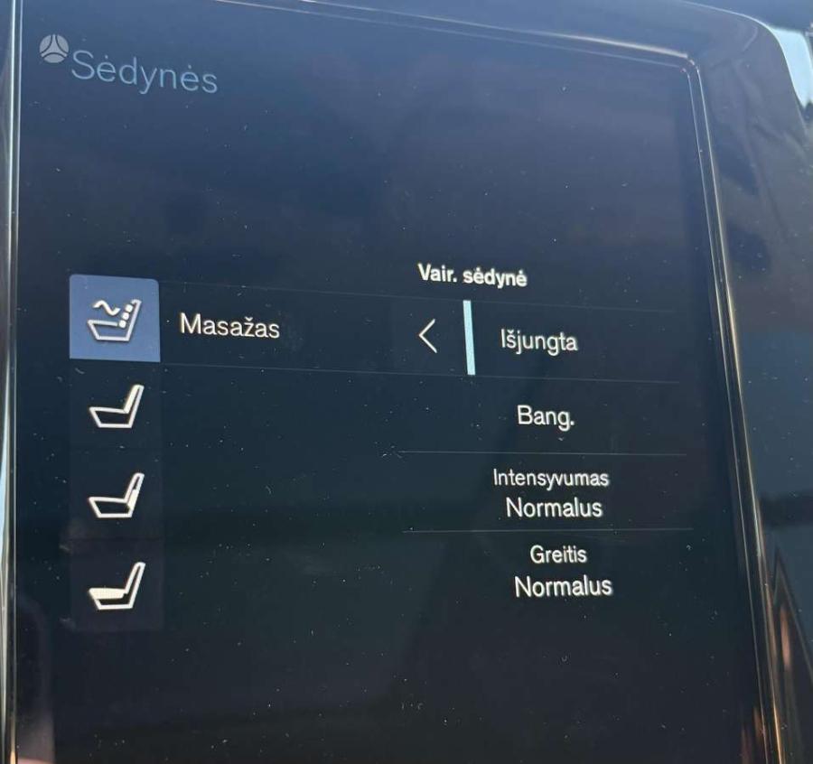 Pelēks Volvo V90 2019 Kauņa, ar dzinēja tilpumu 1.97 L un nobraukumu 270 tūkst. km par 18999 €, foto 38 vietnē AUTOMOTO.COM.LV