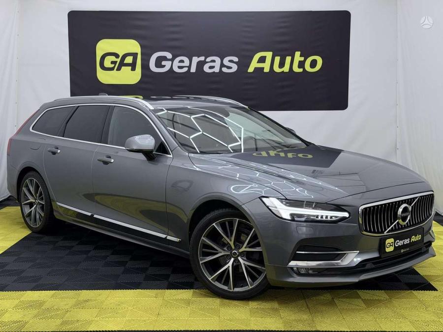 Pelēks Volvo V90 2019 Viļņa, ar dzinēja tilpumu 2.00 L un nobraukumu 235 tūkst. km par 18000 €, foto 4 vietnē AUTOMOTO.COM.LV