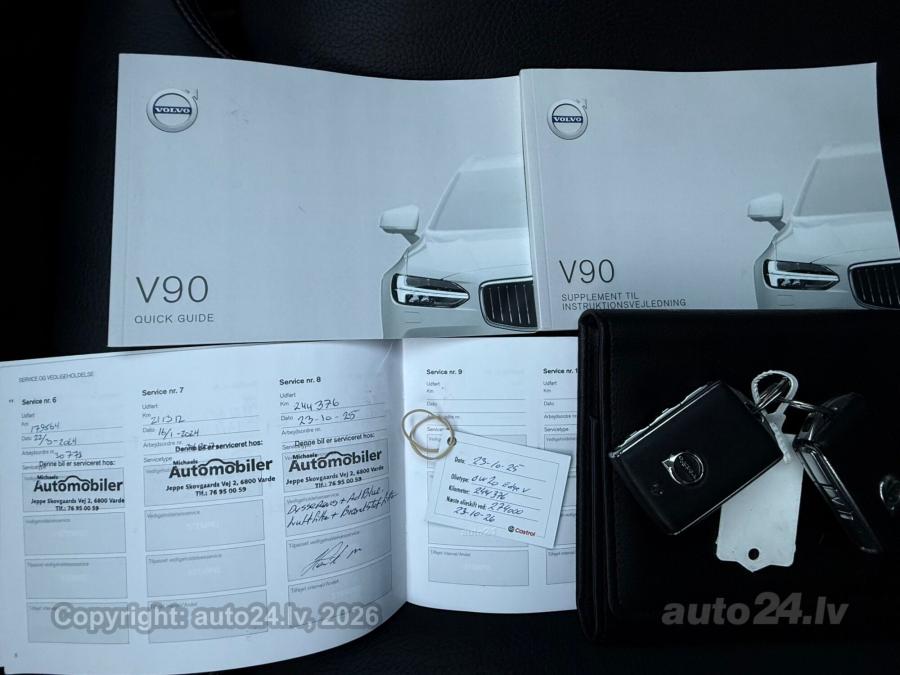 Grey Volvo V90 2019 in Tartu, with an engine capacity of 2.00 L and mileage of 268 thousand km for 16499 €, photo 27 on AUTOMOTO.COM.LV