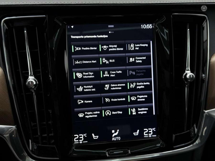 Pelēks Volvo V90 2019 Viļņa, ar dzinēja tilpumu 2.00 L un nobraukumu 235 tūkst. km par 16700 €, foto 33 vietnē AUTOMOTO.COM.LV