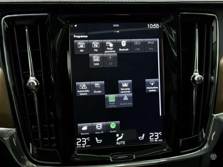 Pelēks Volvo V90 2019 Viļņa, ar dzinēja tilpumu 2.00 L un nobraukumu 235 tūkst. km par 16700 €, foto 34 vietnē AUTOMOTO.COM.LV