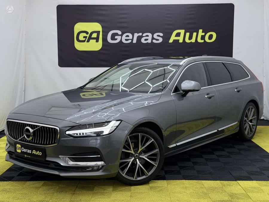 Pelēks Volvo V90 2019 Viļņa, ar dzinēja tilpumu 2.00 L un nobraukumu 235 tūkst. km par 16700 €, foto 1 vietnē AUTOMOTO.COM.LV