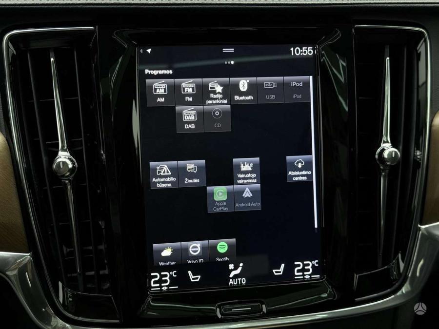 Pelēks Volvo V90 2019 Viļņa, ar dzinēja tilpumu 2.00 L un nobraukumu 235 tūkst. km par 16700 €, foto 34 vietnē AUTOMOTO.COM.LV