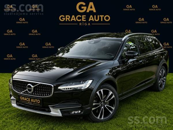 Grey Volvo V90 2020 in Jurmala, with an engine capacity of 2.00 L and mileage of 186 thousand km for 23500 €, photo 1 on AUTOMOTO.COM.LV