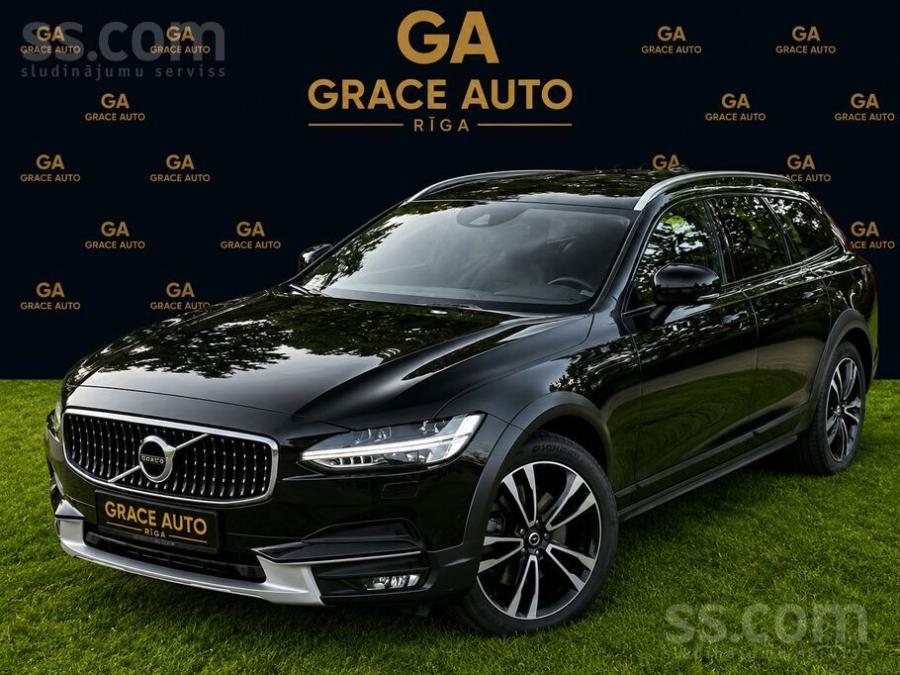 Pelēks Volvo V90 2020 Jūrmala, ar dzinēja tilpumu 2.00 L un nobraukumu 186 tūkst. km par 22990 €, foto 1 vietnē AUTOMOTO.COM.LV