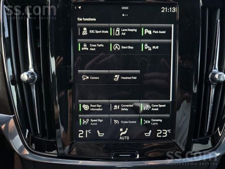 Pelēks Volvo V90 2020 Jūrmala, ar dzinēja tilpumu 2.00 L un nobraukumu 186 tūkst. km par 22990 €, foto 12 vietnē AUTOMOTO.COM.LV