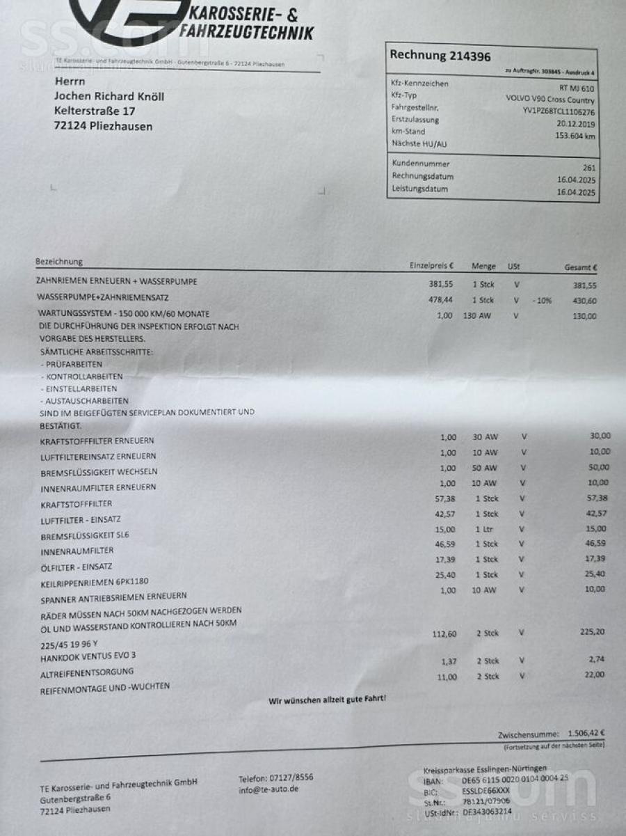 Pelēks Volvo V90 2020 Jūrmala, ar dzinēja tilpumu 2.00 L un nobraukumu 186 tūkst. km par 22990 €, foto 28 vietnē AUTOMOTO.COM.LV