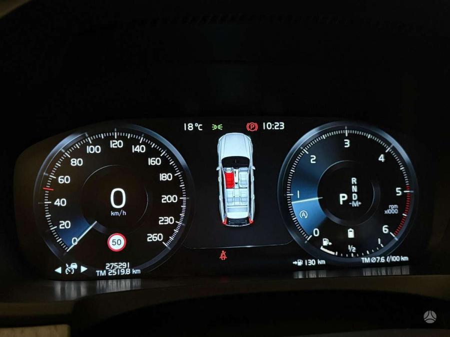 Pelēks Volvo V90 2020 Marijampole, ar dzinēja tilpumu 1.97 L un nobraukumu 275 tūkst. km par 18999 €, foto 18 vietnē AUTOMOTO.COM.LV