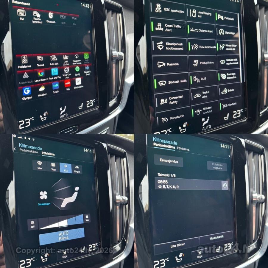 Pelēks Volvo V90 2020 Rapla, ar dzinēja tilpumu 2.00 L un nobraukumu 203 tūkst. km par 23600 €, foto 20 vietnē AUTOMOTO.COM.LV