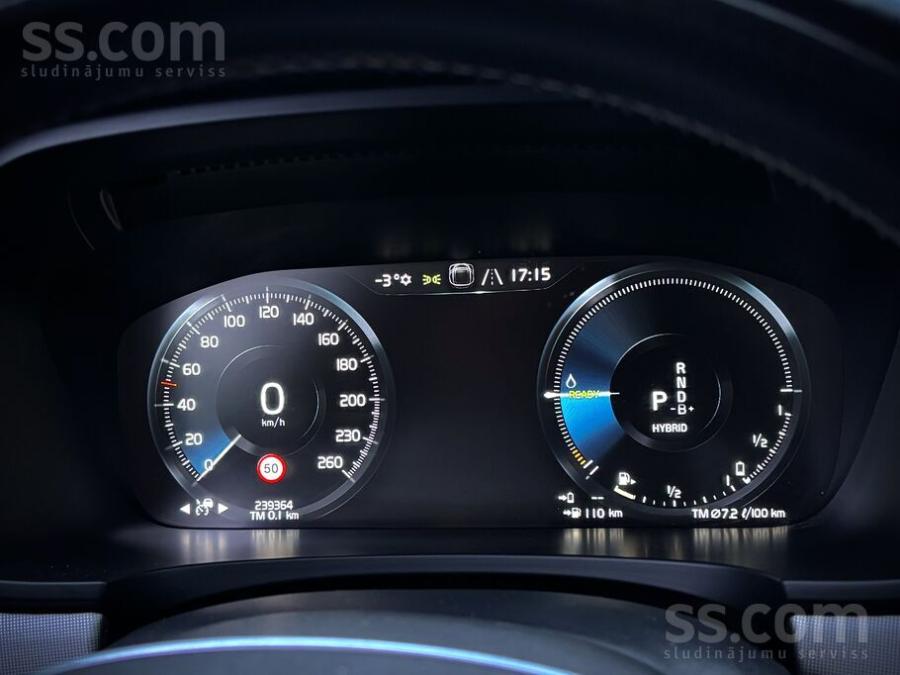 Pelēks Volvo V90 2021 Rīga, ar dzinēja tilpumu 2.00 L un nobraukumu 239 tūkst. km par 20500 €, foto 17 vietnē AUTOMOTO.COM.LV