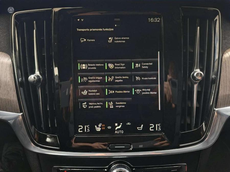 Pelēks Volvo V90 2021 Šauļi, ar dzinēja tilpumu 1.97 L un nobraukumu 175 tūkst. km par 24450 €, foto 37 vietnē AUTOMOTO.COM.LV