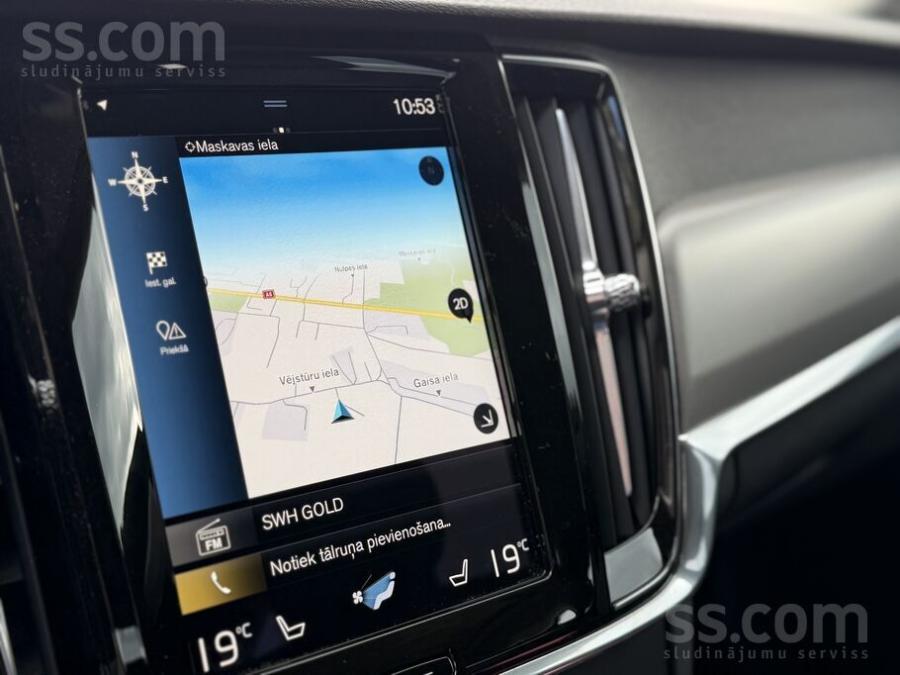 Pelēks Volvo V90 2021 Rīga, ar dzinēja tilpumu 2.00 L un nobraukumu 82 tūkst. km par 23950 €, foto 9 vietnē AUTOMOTO.COM.LV