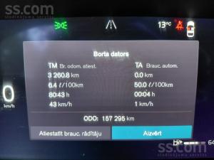 Grey Volvo V90 2021 in Riga, with an engine capacity of 2.00 L and mileage of 157 thousand km for 25900 €, photo 11 on AUTOMOTO.COM.LV