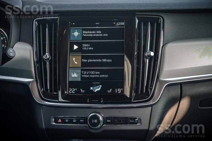 Pelēks Volvo V90 2021 Rīga, ar dzinēja tilpumu 2.00 L un nobraukumu 82 tūkst. km par 23500 €, foto 11 vietnē AUTOMOTO.COM.LV