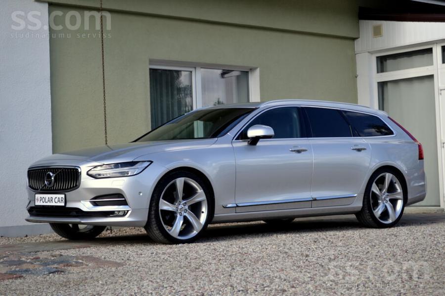 Volvo V90 2018 in Tukums, with an engine capacity of 2.00 L and mileage of 242 thousand km for 17890 €, photo 7 on AUTOMOTO.COM.LV