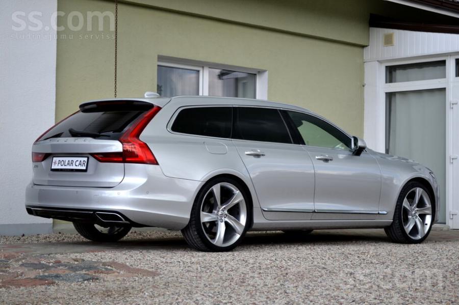 Volvo V90 2018 in Tukums, with an engine capacity of 2.00 L and mileage of 242 thousand km for 17890 €, photo 9 on AUTOMOTO.COM.LV