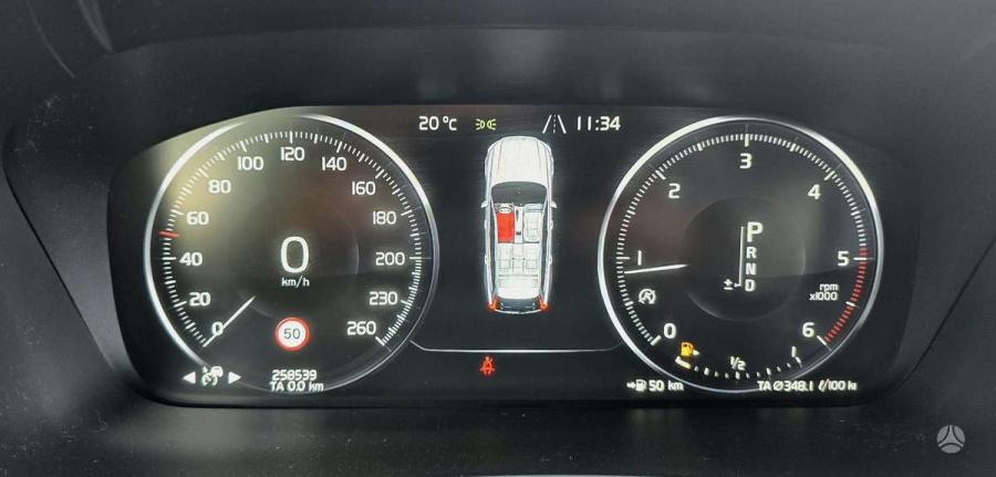 Balts Volvo V90 2018 Tauragė, ar dzinēja tilpumu 2.00 L un nobraukumu 258 tūkst. km par 17400 €, foto 17 vietnē AUTOMOTO.COM.LV